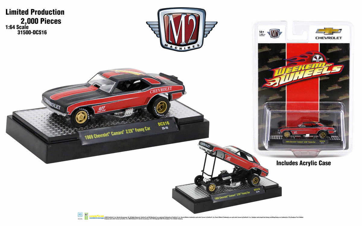 M2 2023 Weekend of Wheels Dinner Exclusive 1969 Camaro Funny Car 1 of ...