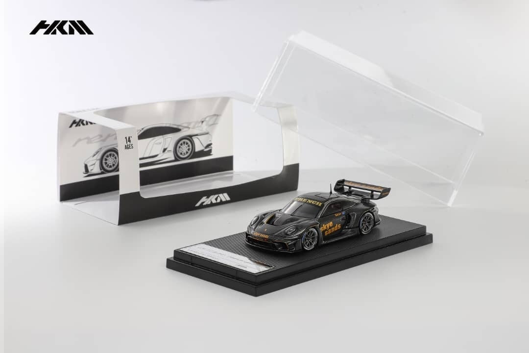 HKM 1:64 Diecast Model 911 (992) GT3 R Rennsport with Brumos Wing - Fu ...