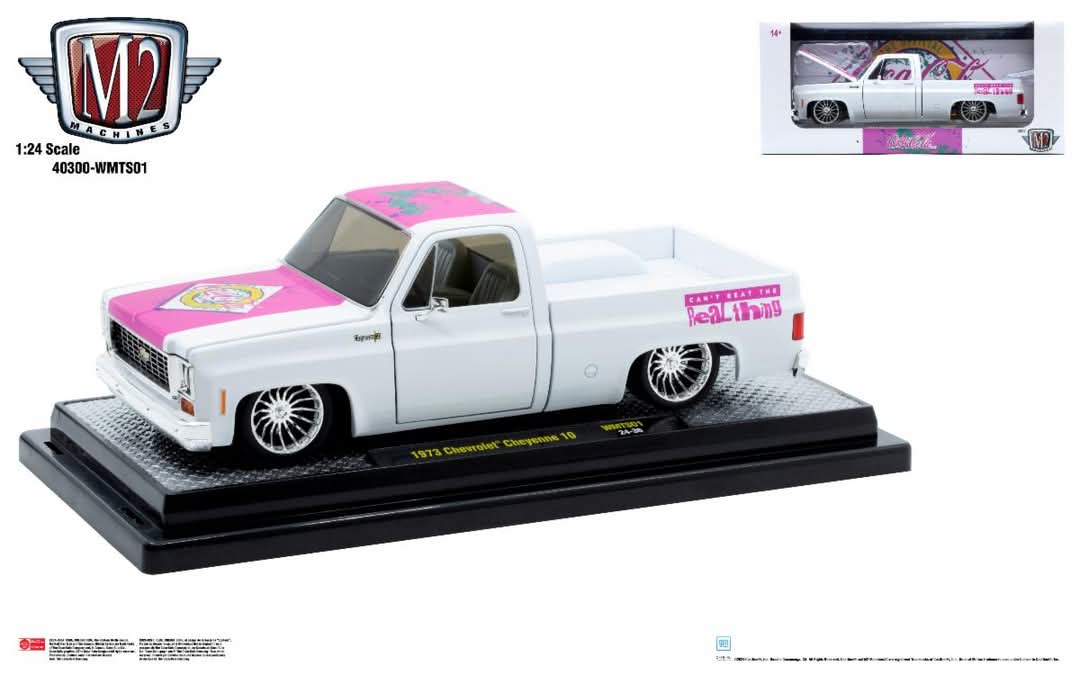 1/24 Walmart Exclusive Pink Coke Squarebody| House of Diecast Cars