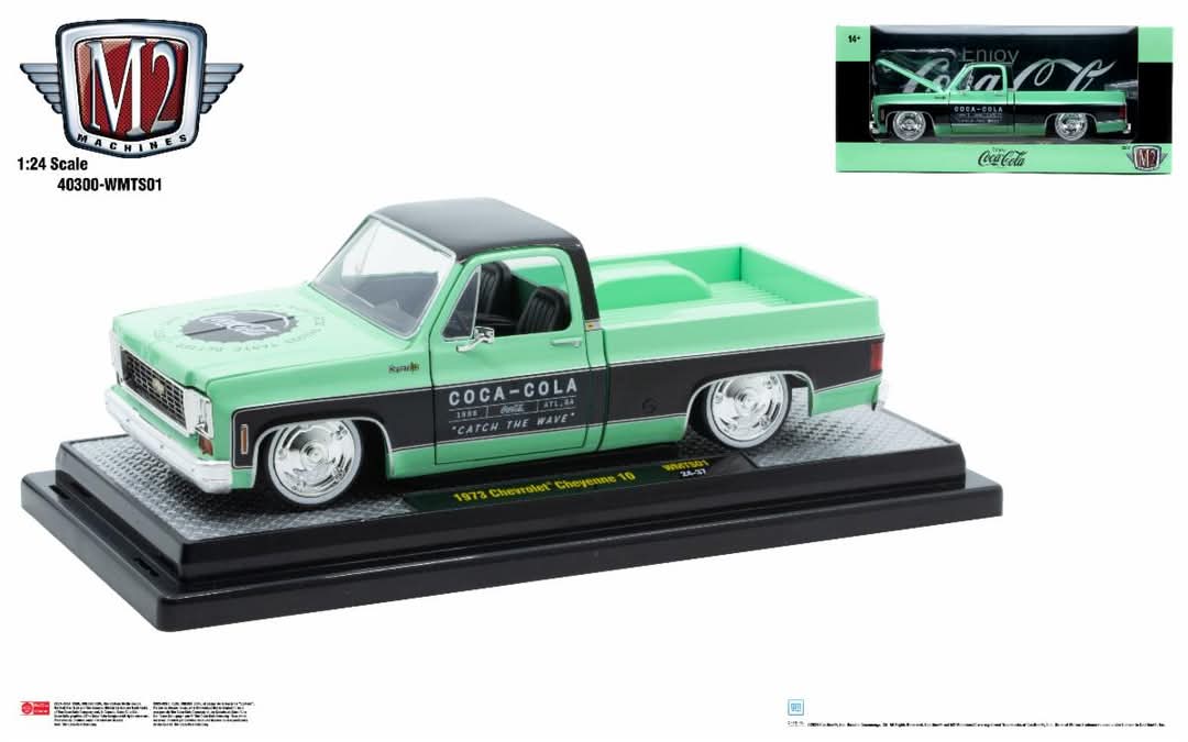 1/24 Walmart Exclusive Green Coke Squarebody| House of Diecast Cars