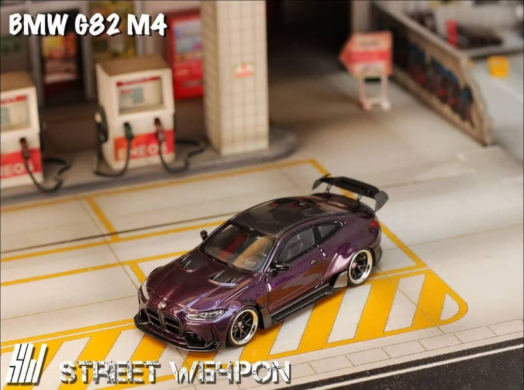 Street Weapon BMW M4 G82 Adro Body Kit Wild Body Modified Midnight Pur ...