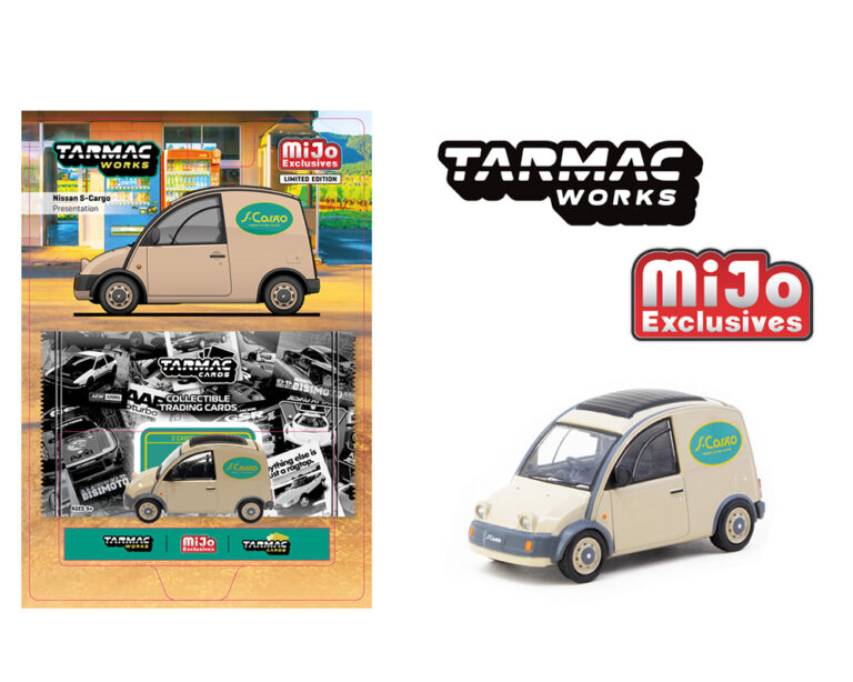 (Preorder) Tarmac Works 1:64 Nissan S-Cargo Presentation Model Car + T ...